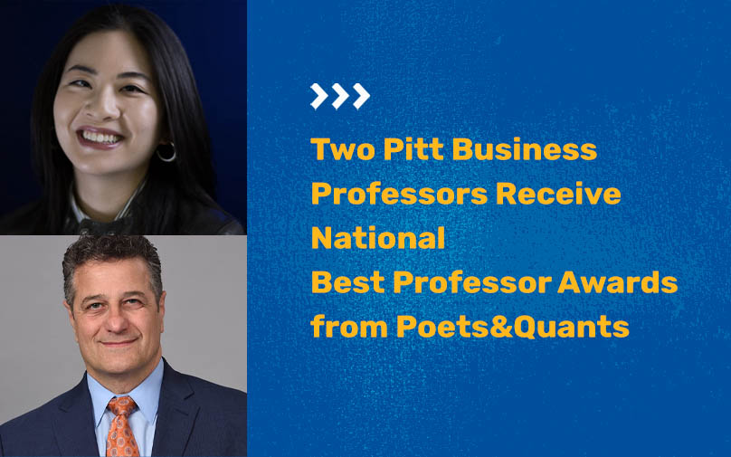Two Pitt Business Professors Receive National Best Professor Awards by ...